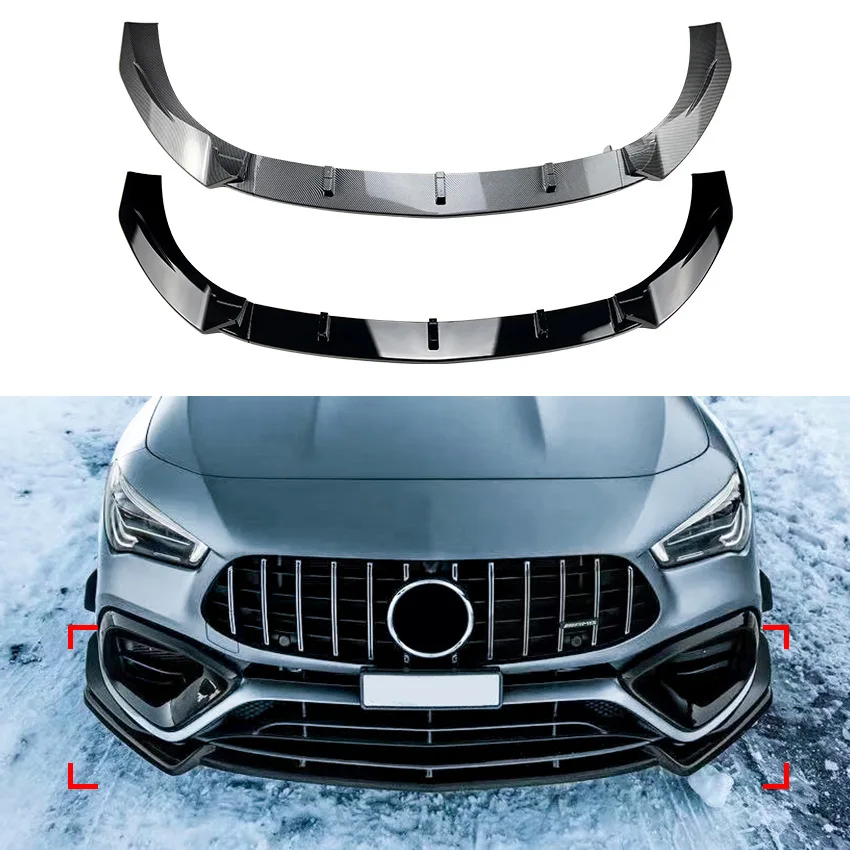 Car Front Bumper Lip Body Kit Spoiler Splitters Diffuser Cover For ...