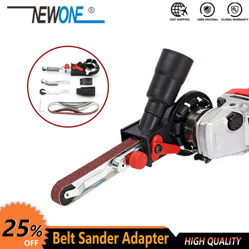 Newone M10/m14 Sanding Belt Adapter Attachment Converting 100/115/125mm ...