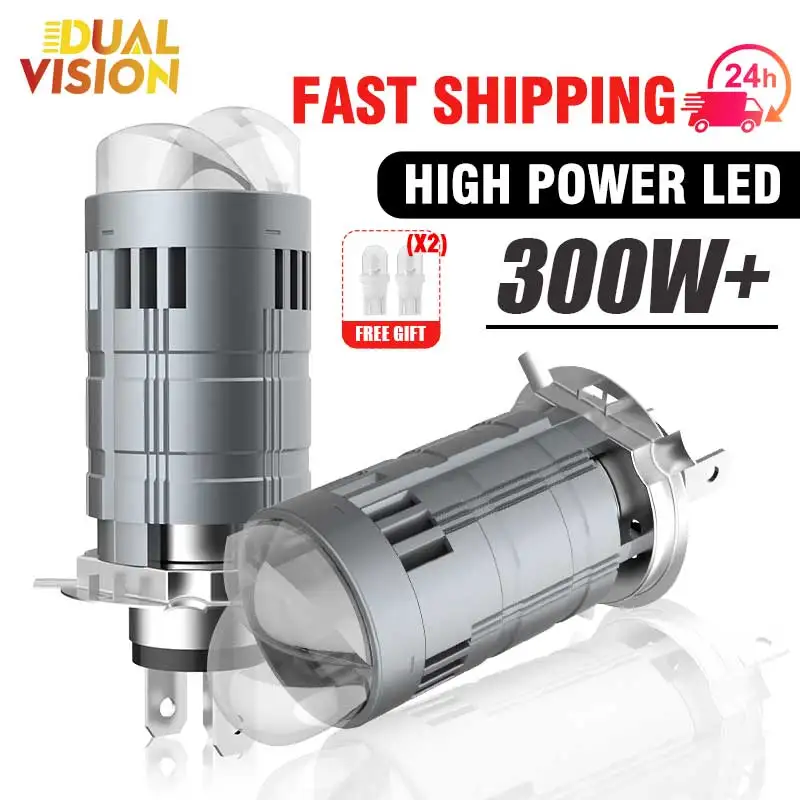 CANBUS-Projector-H4-Lens-LED-Car-Headlight-Bulbs-Super-bright-Auto ...