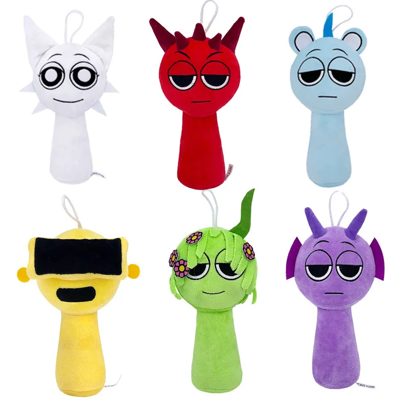 18-24CM-Horror-Game-Sprunki-Plush-Cartoon-Soft-Stuffed-Pillow-Dolls ...