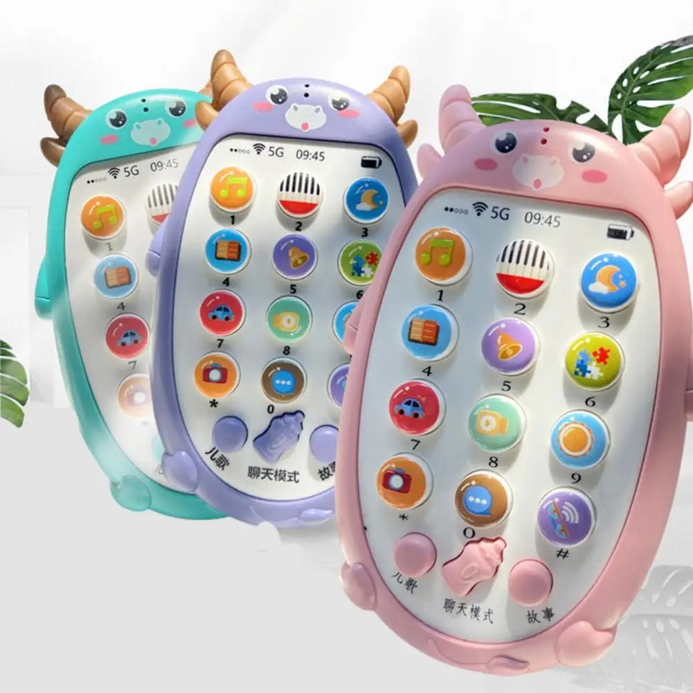 Baby-Phone-Toy-Unique-Little-Cow-Story-Machine-Phone-Eco-friendly ...