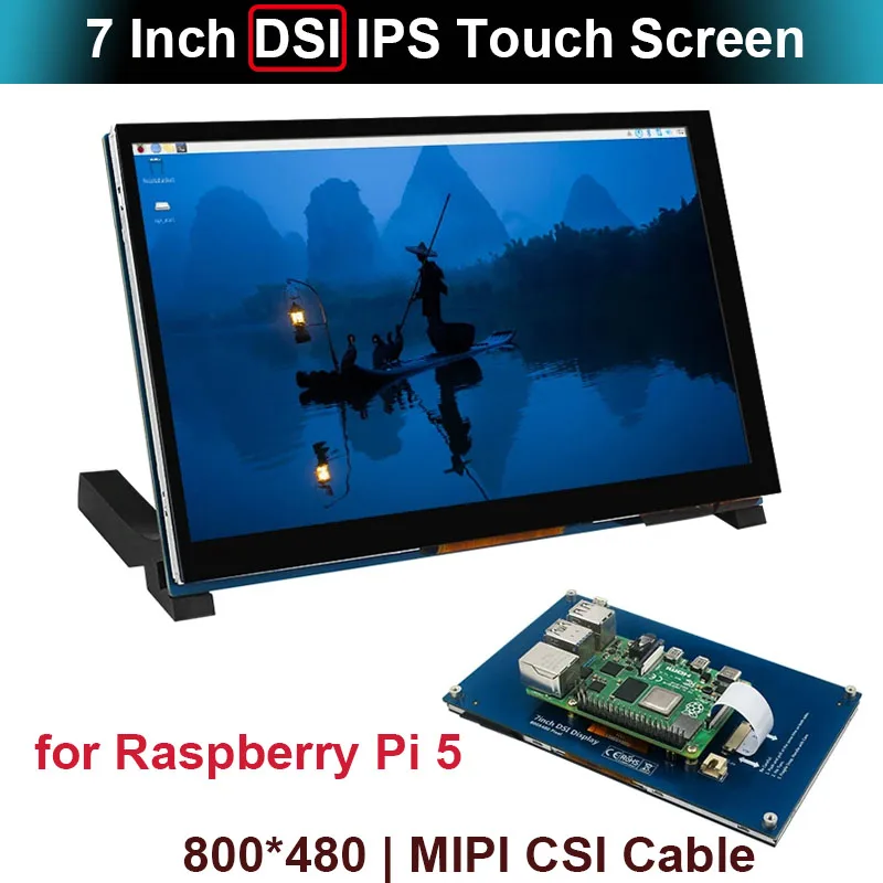 Raspberry-Pi-5-Tela-Sens-vel-Ao-Toque-DSI-Tela-IPS-800x480-LCD-Cabo ...