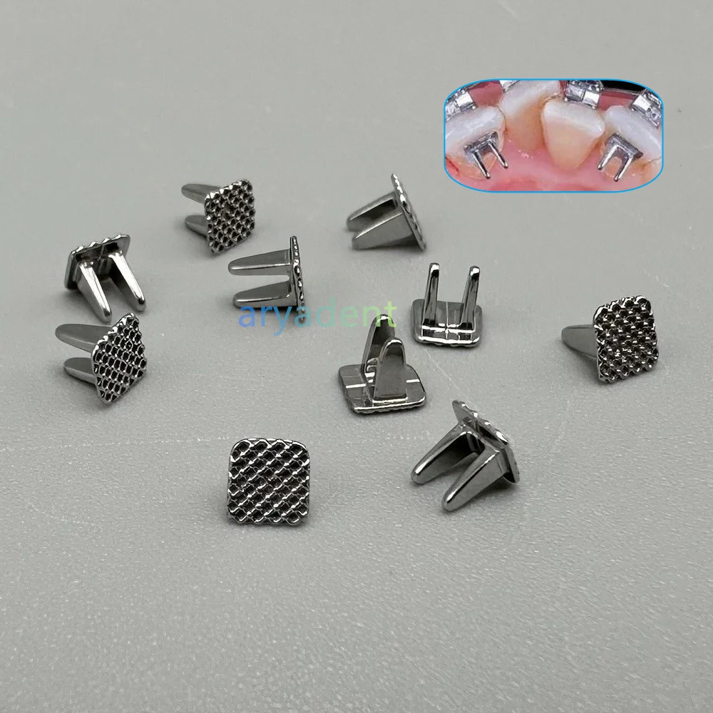 10Pcs-100pcs-Dental-Orthodontic-Lingual-Button-Crimpable-Hook-Bondable ...