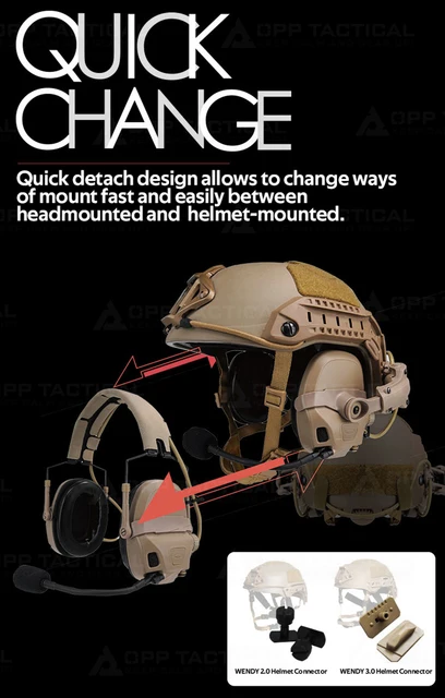 2022 Version Neues volldigitales Dual-DPS FMA AMP Tactical Headset ...