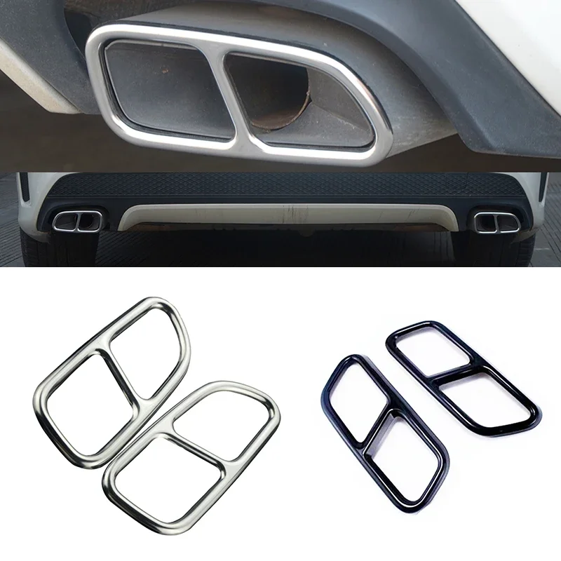 For-Mercedes-Benz-W117-CLA-2013-2016-Titanium-black-Silver-Car-Tail ...