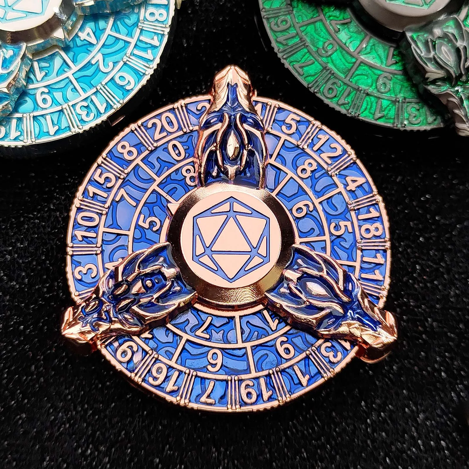 Rotate-Metal-Dice-Cool-Roulette-Dice-DND-Rotating-Dice-for-Dungeons-and ...