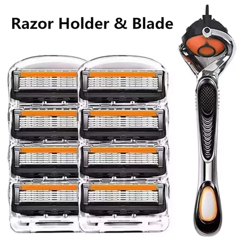 Shaving-Razor-Shaver-Five-Layer-Blade-Manual-Razor-Blade-Men-s-Face ...