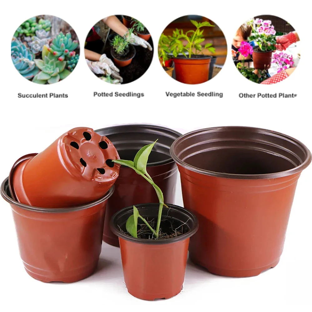 Garden Plant Pot Flowerpots Nursery Seed Starting Lightweight ...