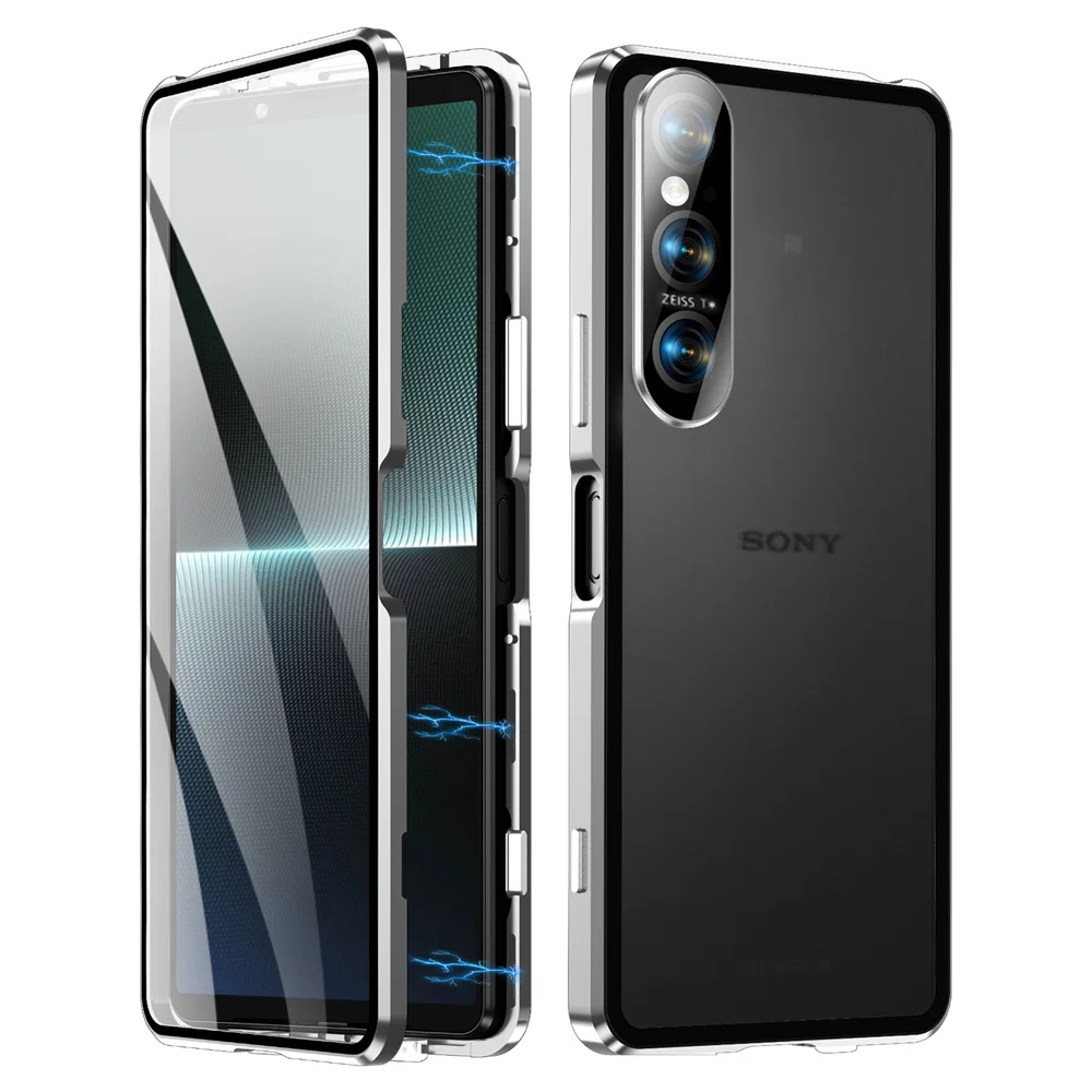 Shockproof Metal Armor Case For Sony Xperia 1 VI Case Magnetic Aluminum ...