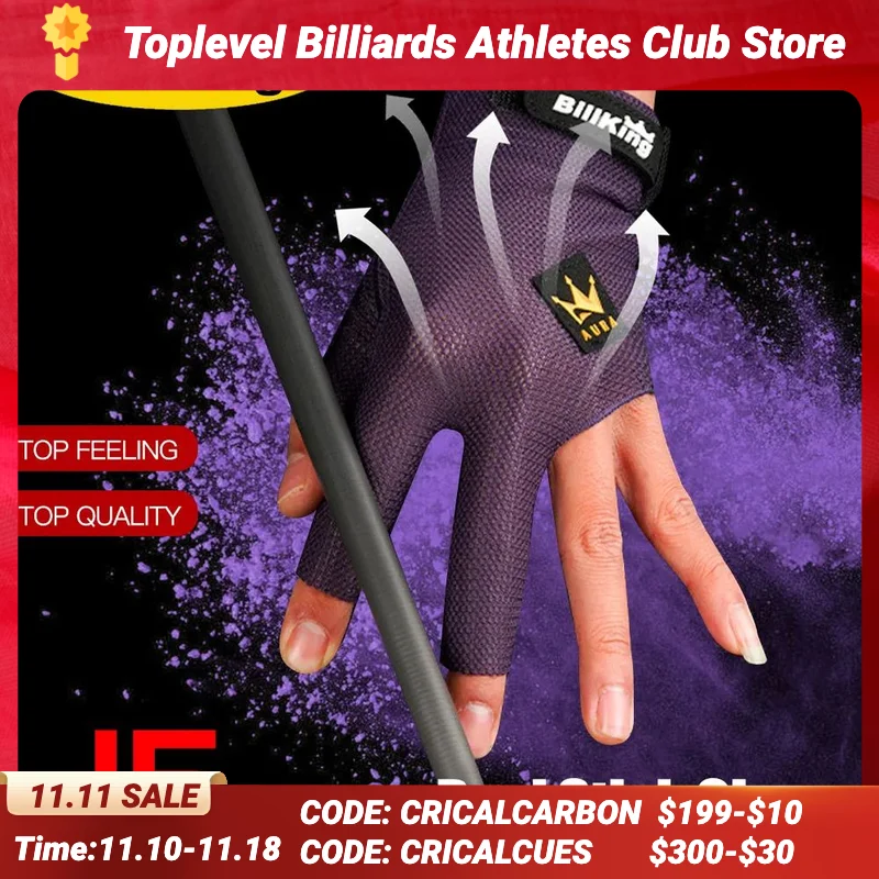 Billking-Billiards-Pool-Cue-Gloves-3-Finger-Gloves-Left-and-Right-Hand ...