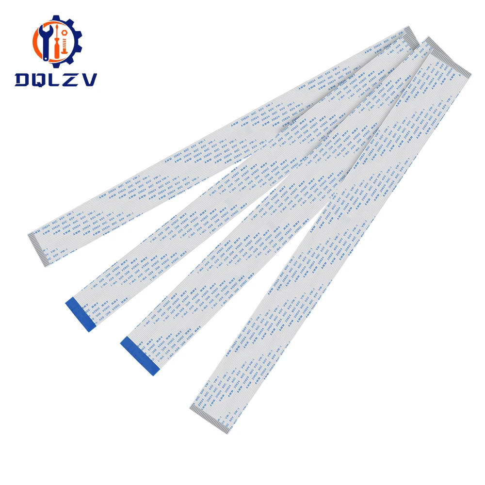 10PCS Flat Flexible Cable FFC FPC AWM 20624 80C 60V VW-1 FFC-0.5MM 1.0MM 4/6/8/10/12/14/16/18/20 ...