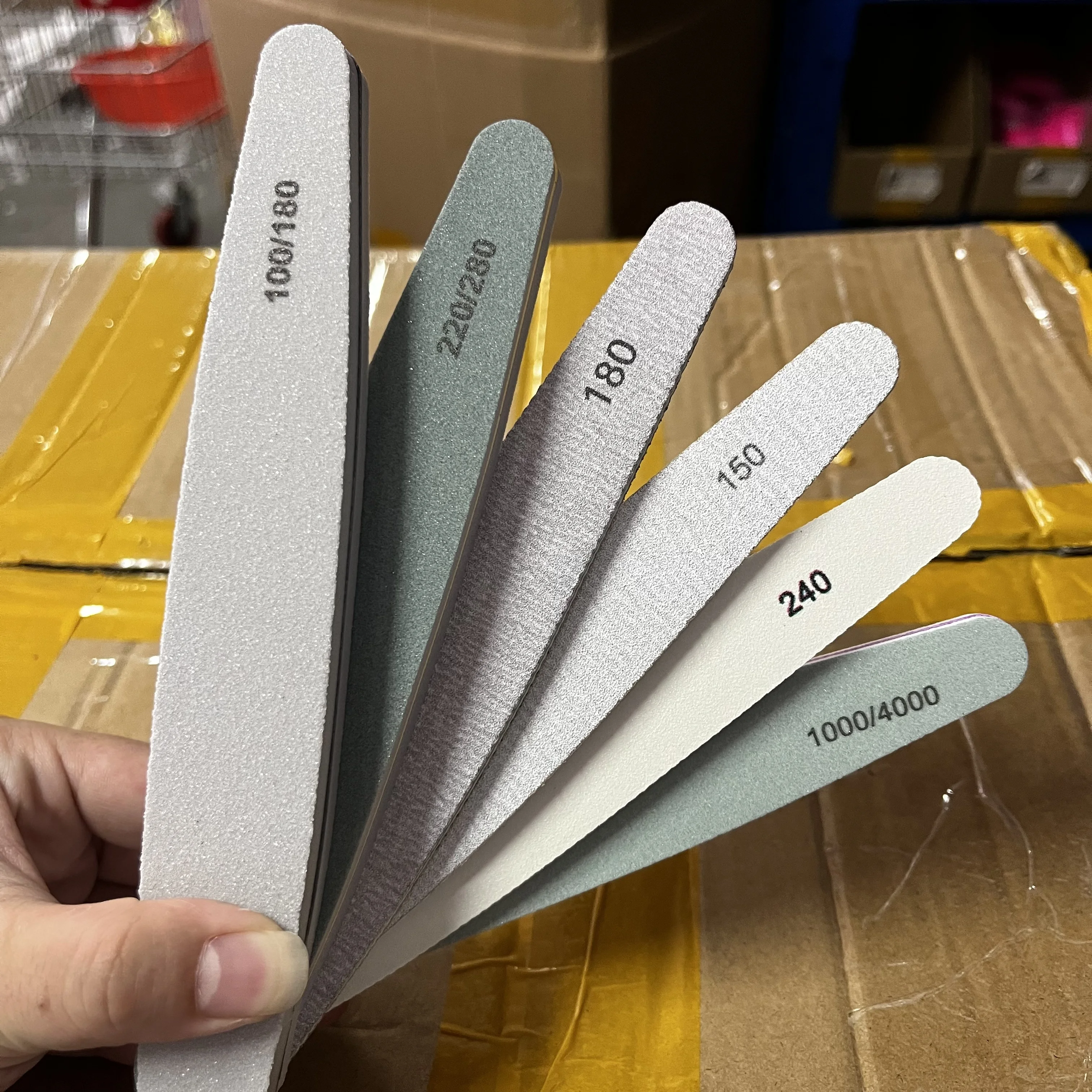 6Pcs-Box-Purple-Core-Thickened-Nail-Files-220-280-100-180-1000-4000-240 ...
