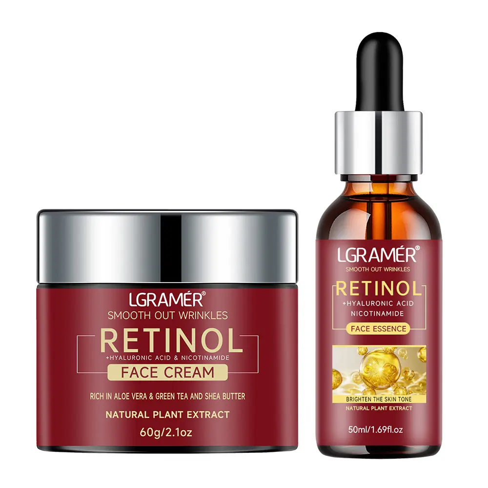 Crema facial combinada con suero de retinol Crema reafirmante ...