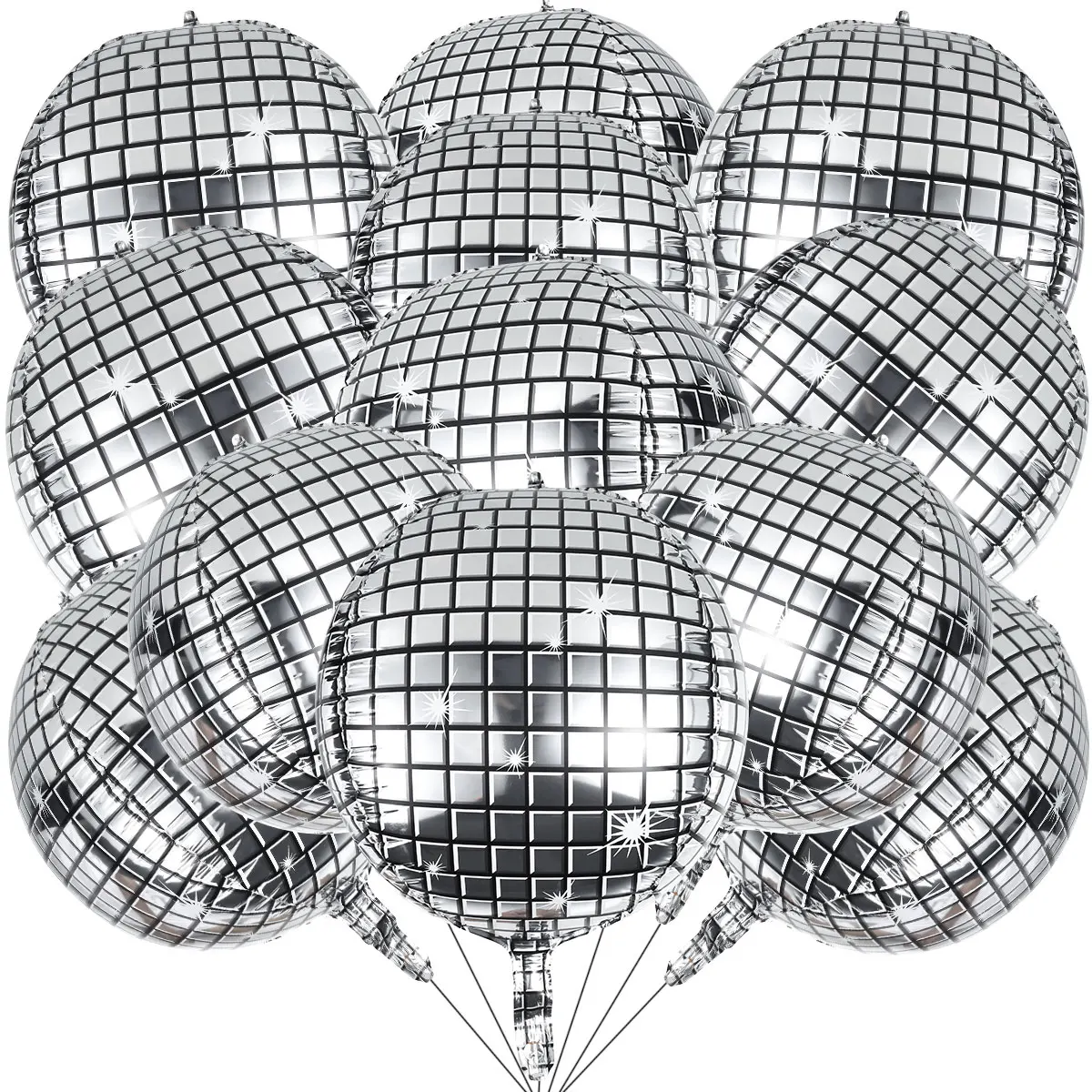 12Pcs-Disco-Foil-Balloons-Aluminum-Mylar-Balloons-4D-Disco-Party ...