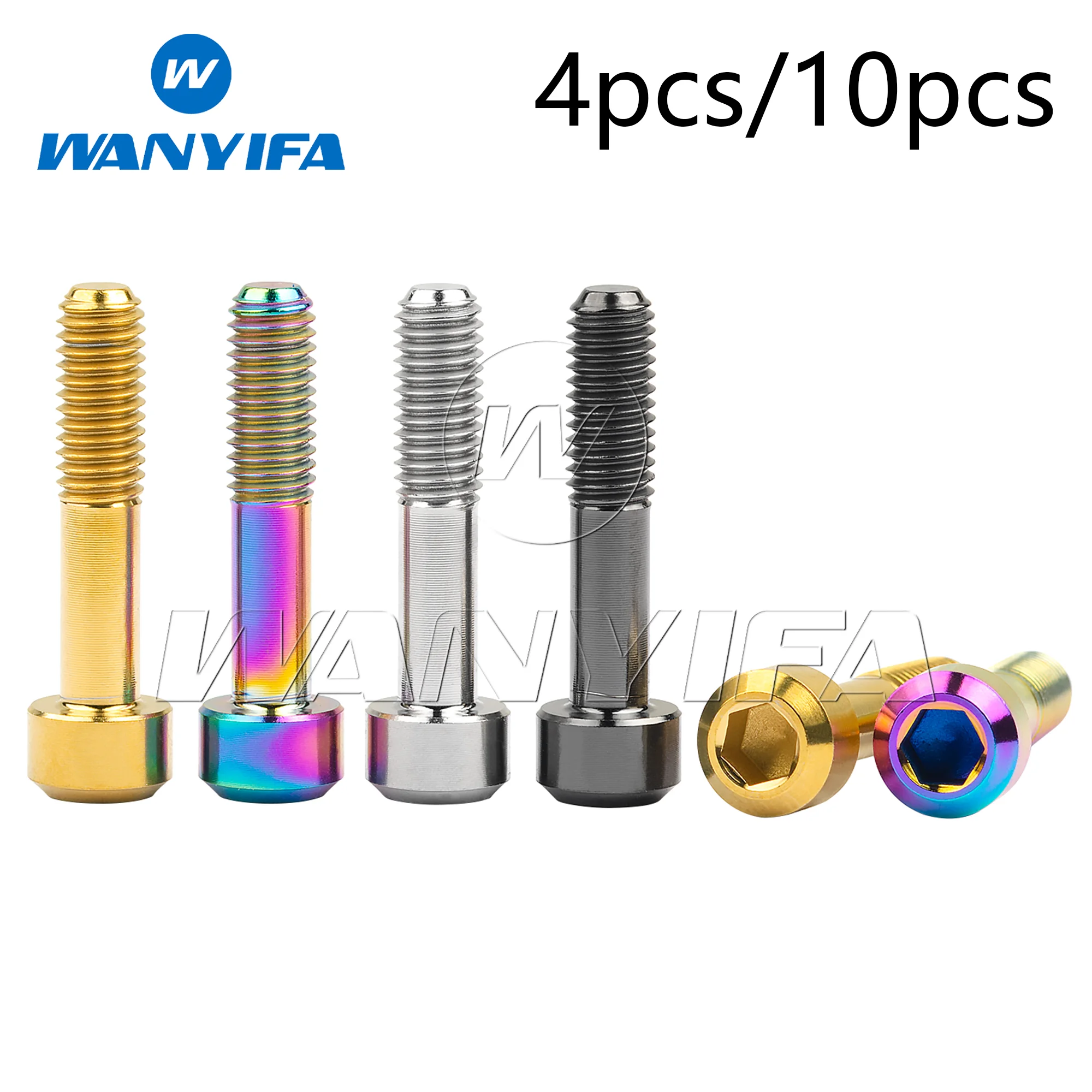 Wanyifa-Parafuso-De-Tit-nio-Parafusos-De-Cabe-a-Hexagonal-Fixadores-De ...
