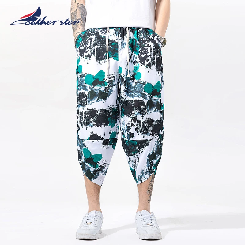 Cal-as-Aladdin-de-algod-o-vintage-com-bolsos-masculinos-cal-as-largas ...