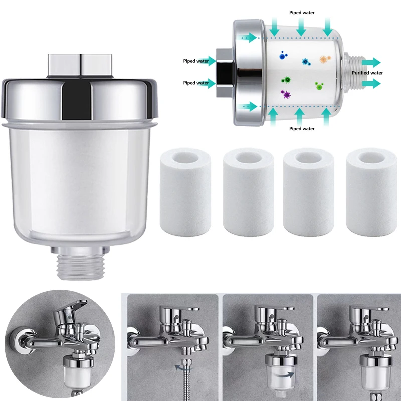 Transparent-Faucet-Water-Purifier-5-Micron-PP-Cotton-Filter-Shower ...
