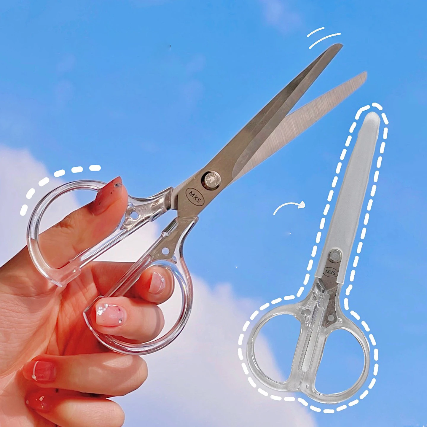 Stationery-Scissors-For-Kids-Simple-Style-Children-Students-Safety ...