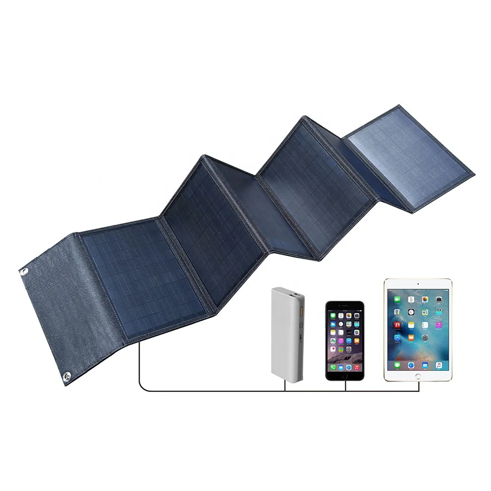 Custom-Foldable-30W-40W-50W-60W-Monocrystalline-Solar-Cells-Portable ...