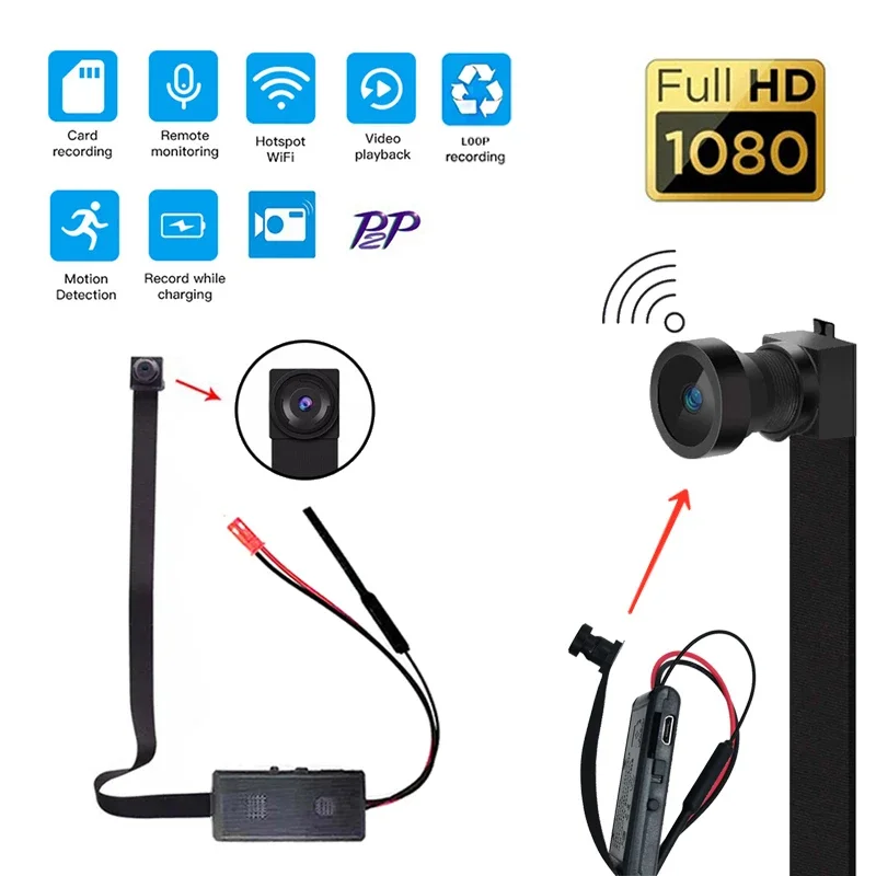 Wifi-Camera-DIY-Portable-Mini-Camara-Espia-Wifi-4K-Micro-Camcorder-P2P ...