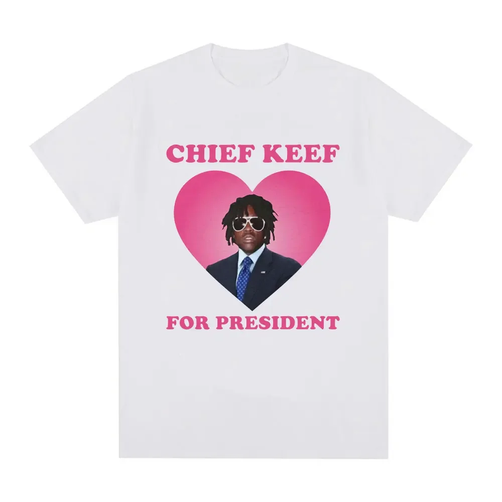 Rapper Chief Keef for President T Shirt Men Fashion Casual Short Sleeve ...