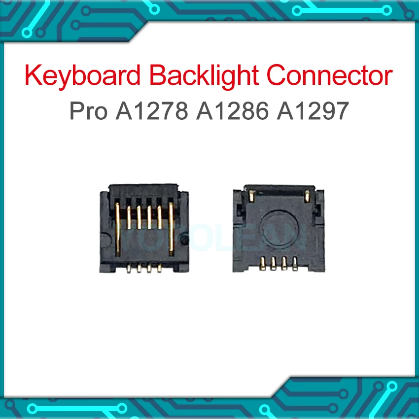 New Keyboard Backlight FPC Connector 4pin For Macbook Pro 13" A1278 15 ...