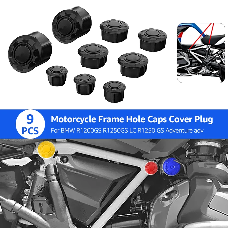 For-BMW-R1250GS-Plugs-Cap-GS-1200-Adventure-Frame-Hole-Cover-R1200GS ...