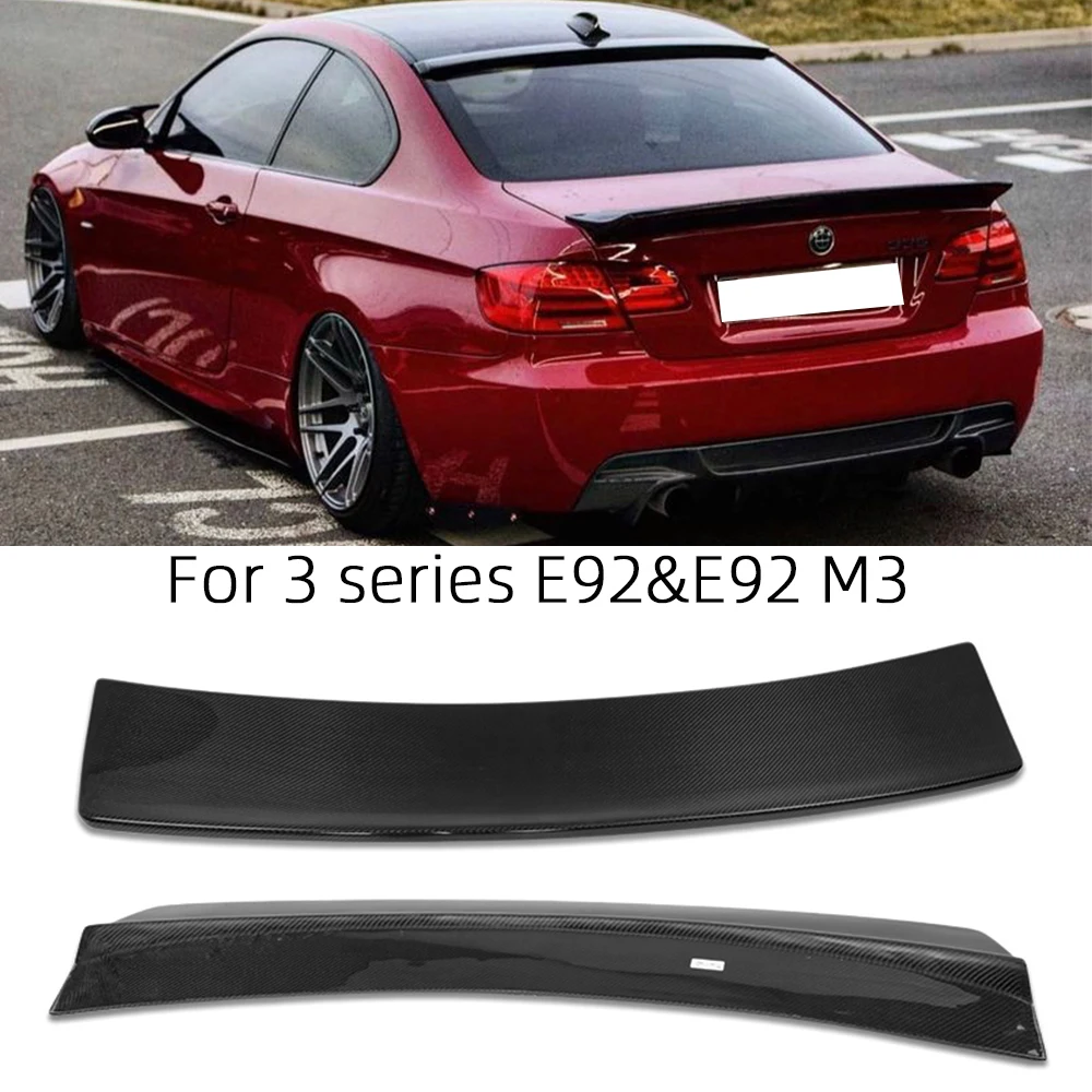 For-BMW-3-Series-E92-E92-M3-Coupe-LB-Style-Carbon-fiber-Rear-Spoiler ...
