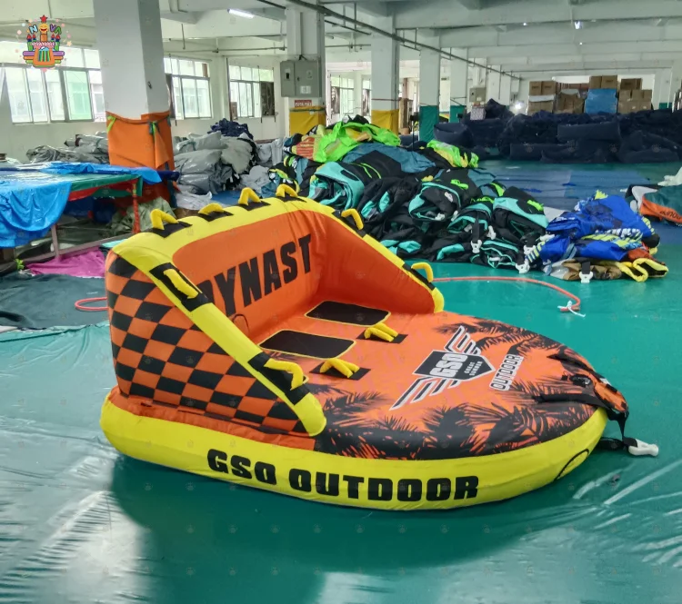 3-Person-Water-Towable-Inflatable-Power-Water-Ski-Sports-Rope-Tube ...
