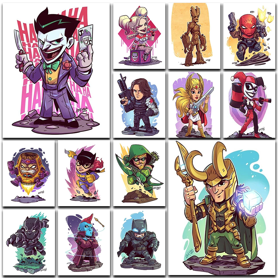 Marvel-Square-Diamond-Painting-Kit-American-DC-Anime-Diamond-Embroidery ...