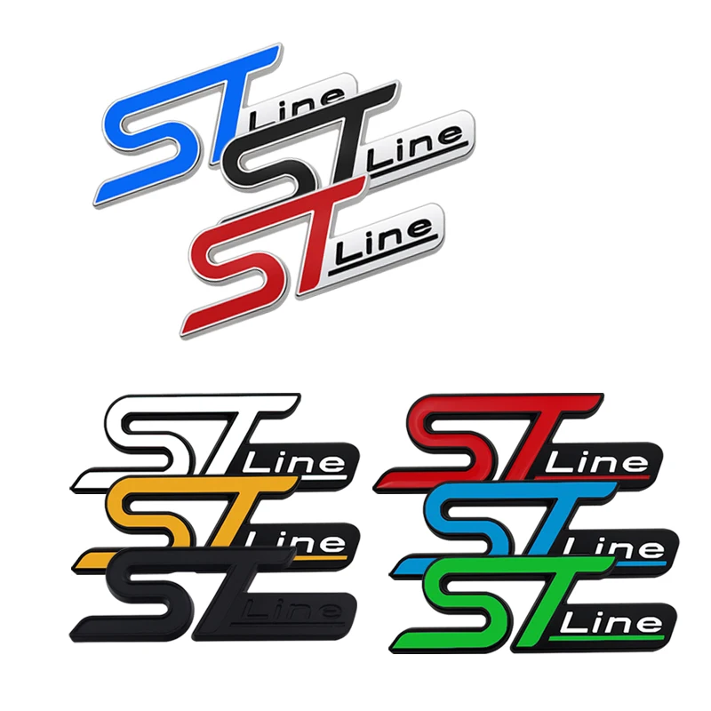 St Line Logo 3d Front Grill Emblem Metal Car Side Badge Decoration Rear ...