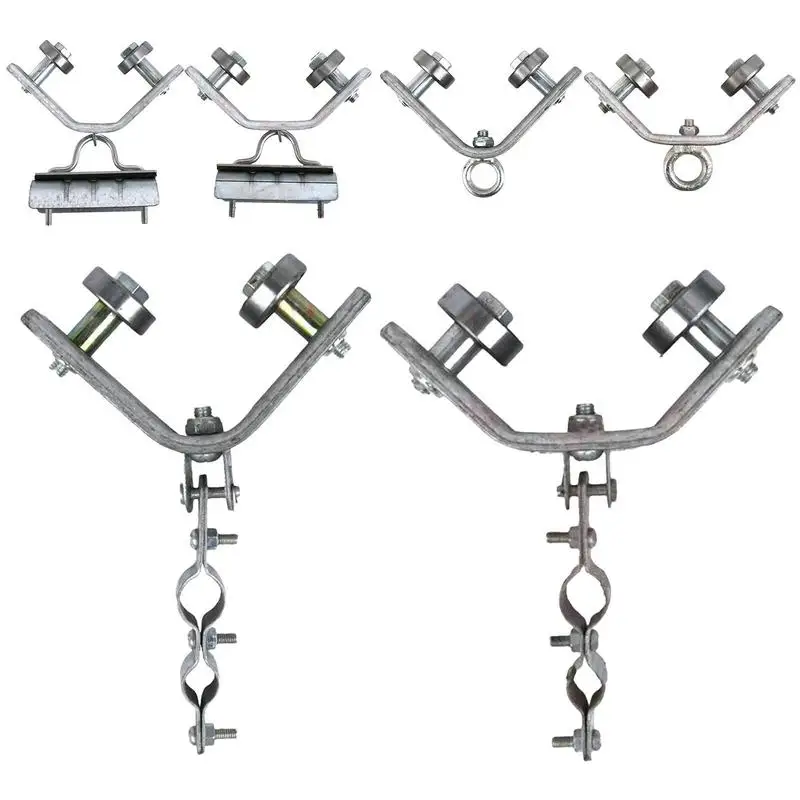 Pulley-Roller-Heavy-Duty-Double-Bearing-Pulley-Angle-Support-Cable ...