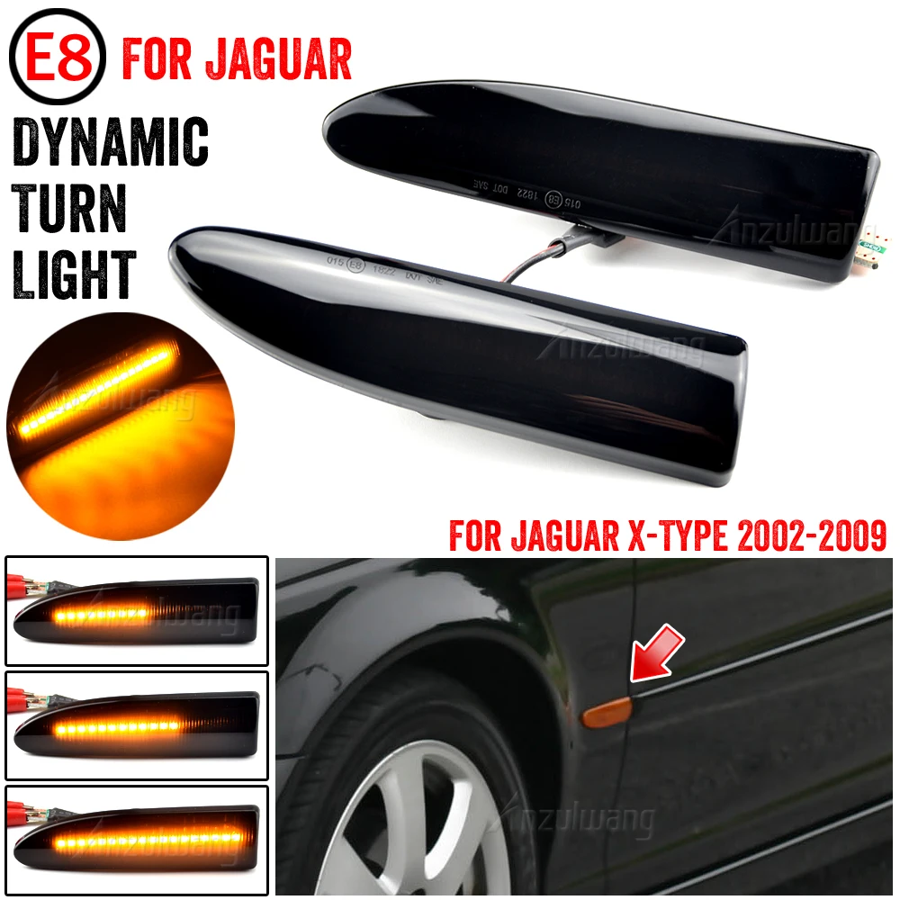 Side-Marker-Light-For-JAGUAR-X-TYPE-2002-2009-Dynamic-LED-Turn-Repeater ...