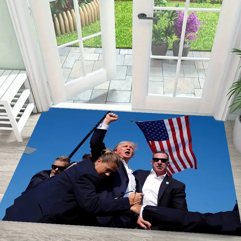 US-Election-Trump-Ears-2024-Door-Mat-Entrance-Non-slip-Washable-Kitchen ...