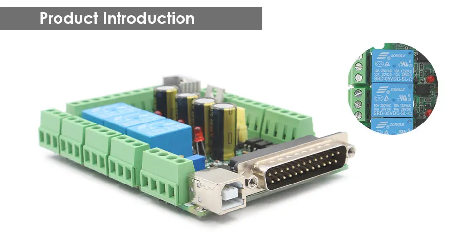 MACH3 Controller Card 4/6 Axis for Stepper Motor Driver Motion Interfa ...