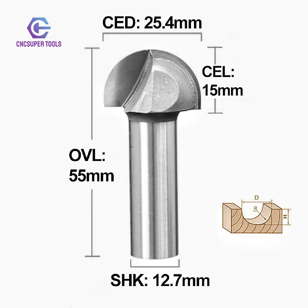 1-2-x1-Round-Ball-Nose-Cutter-CNC-grooving-Cutters-for-Wood-CNC-Router ...