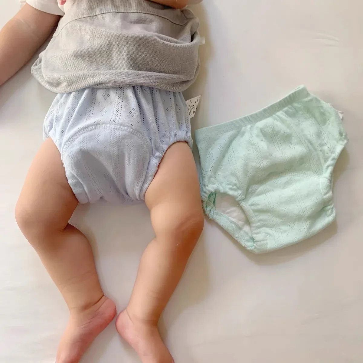 Waterproof Mesh Baby Potty Training Pants Reusable Summer Toilet ...