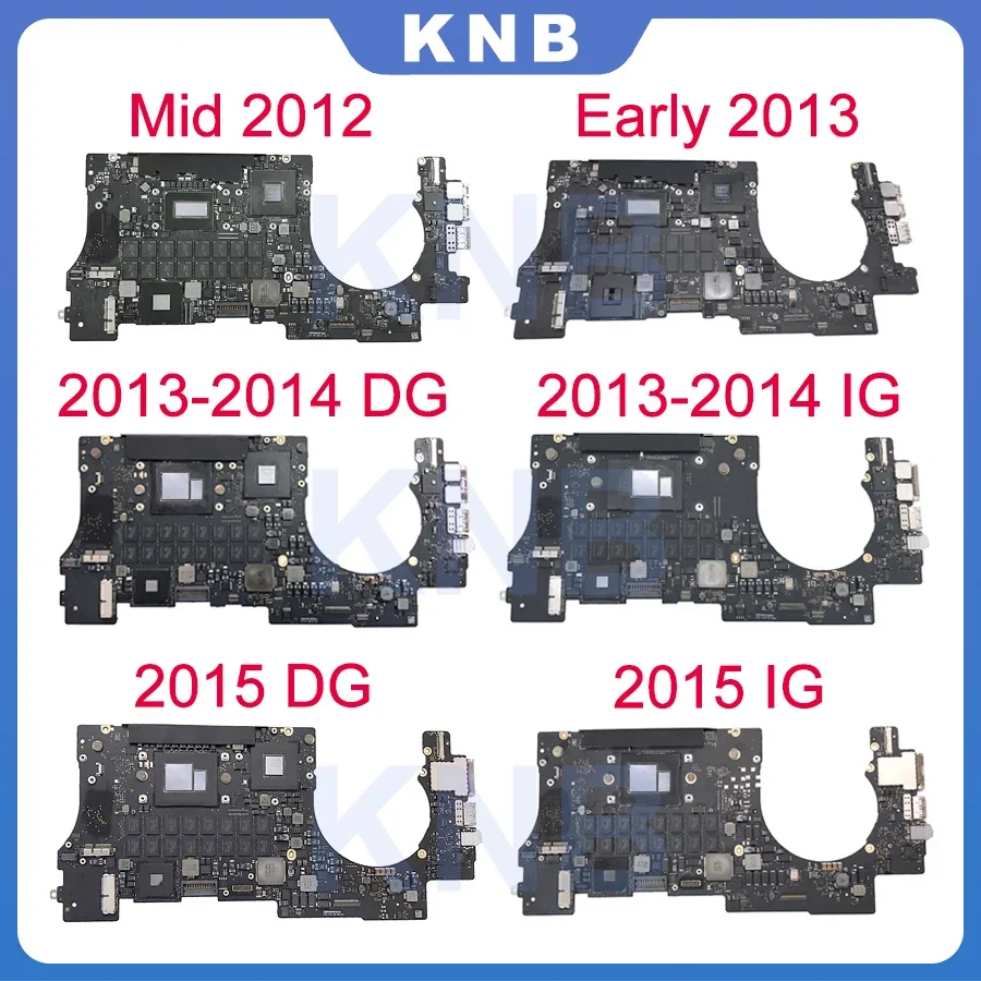 Original a1398 Motherboard For MacBook Pro Retina 15" A1398 Logic Board CPU i7 8GB 16GB 2012 ...