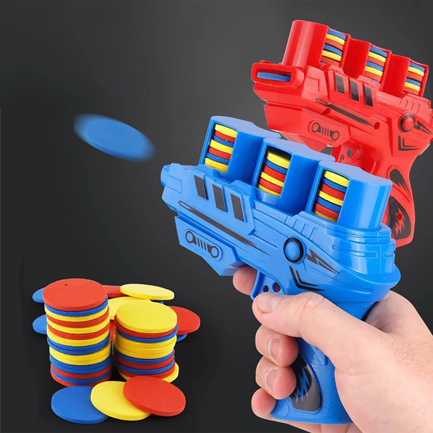 Children-s-soft-bullet-carrot-gun-toy-continuous-firing-pistol-male ...
