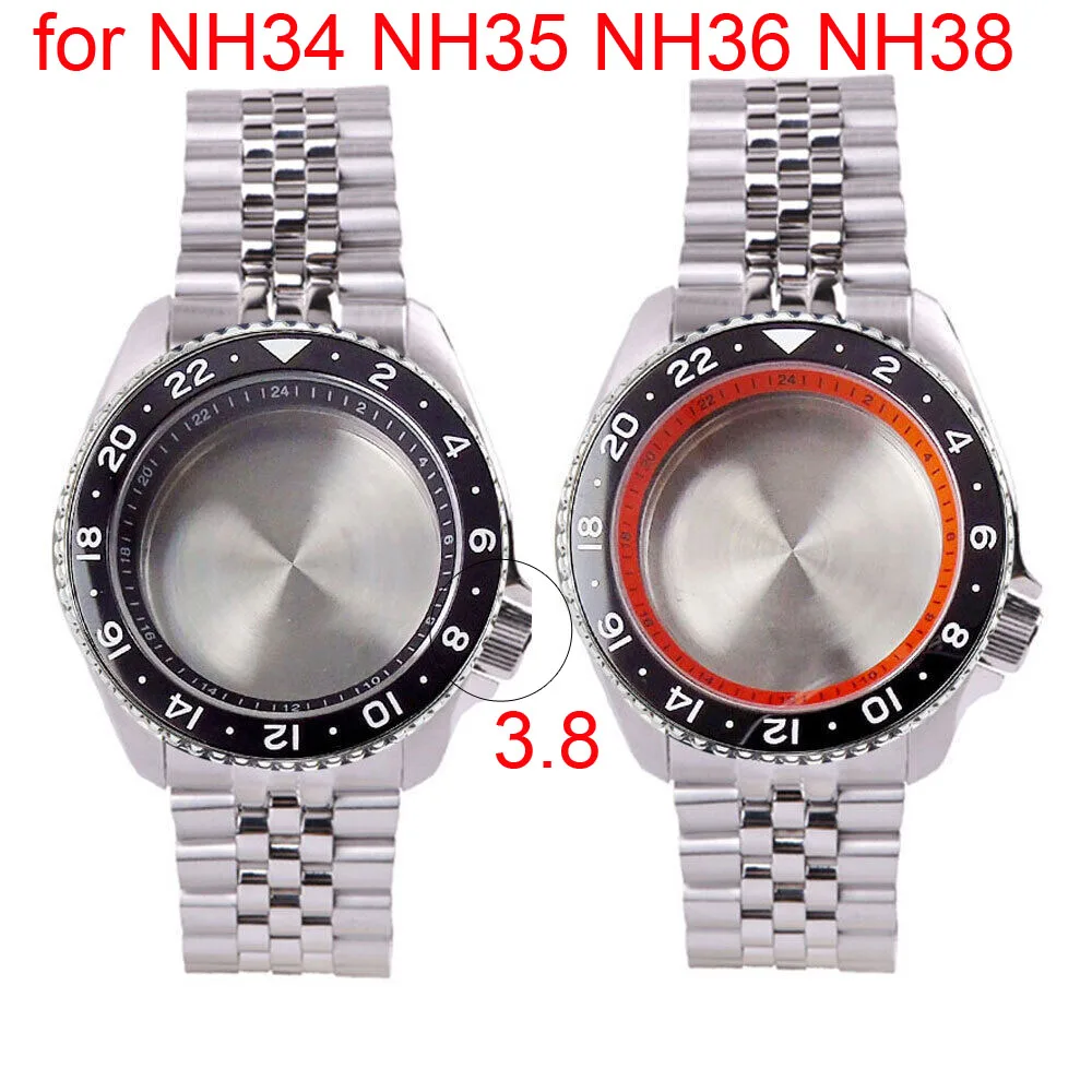 41mm-SSKX001-GMT-Watch-Case-for-NH34-NH35-NH36-NH38-Movement-Steel ...