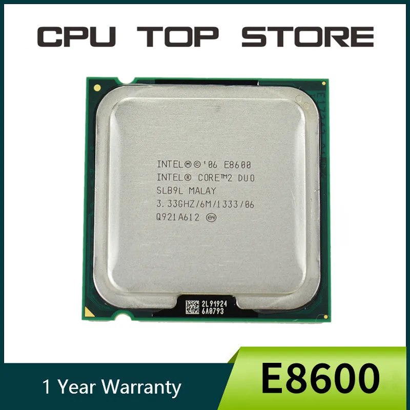 Procesador Intel Core 2 Duo E8600 3,33 Ghz 6M 1333MHz Socket 775 CPU ...