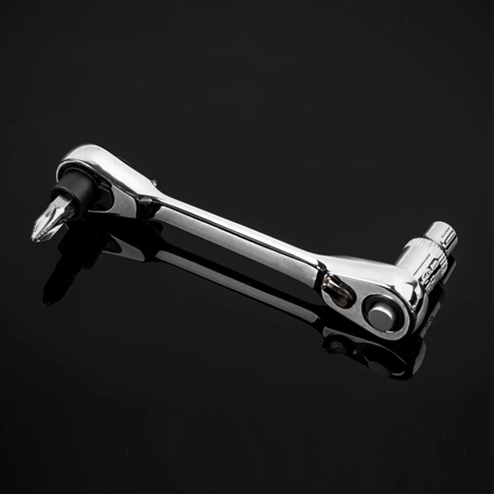 Mini-Ratchet-Wrench-1-4-Double-Headed-Ratchet-Wrench-72-Teeth-Quick ...