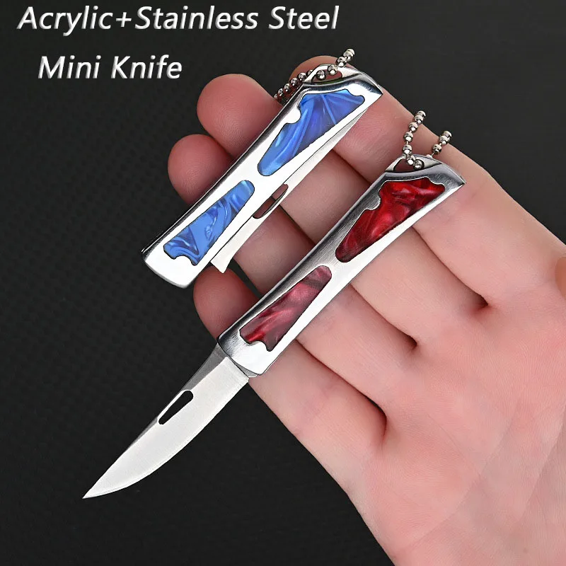 Rvs Acryl Zakmes Blade Sharp Fruit Mes Express Zakmes Gift Outdoor Edc ...