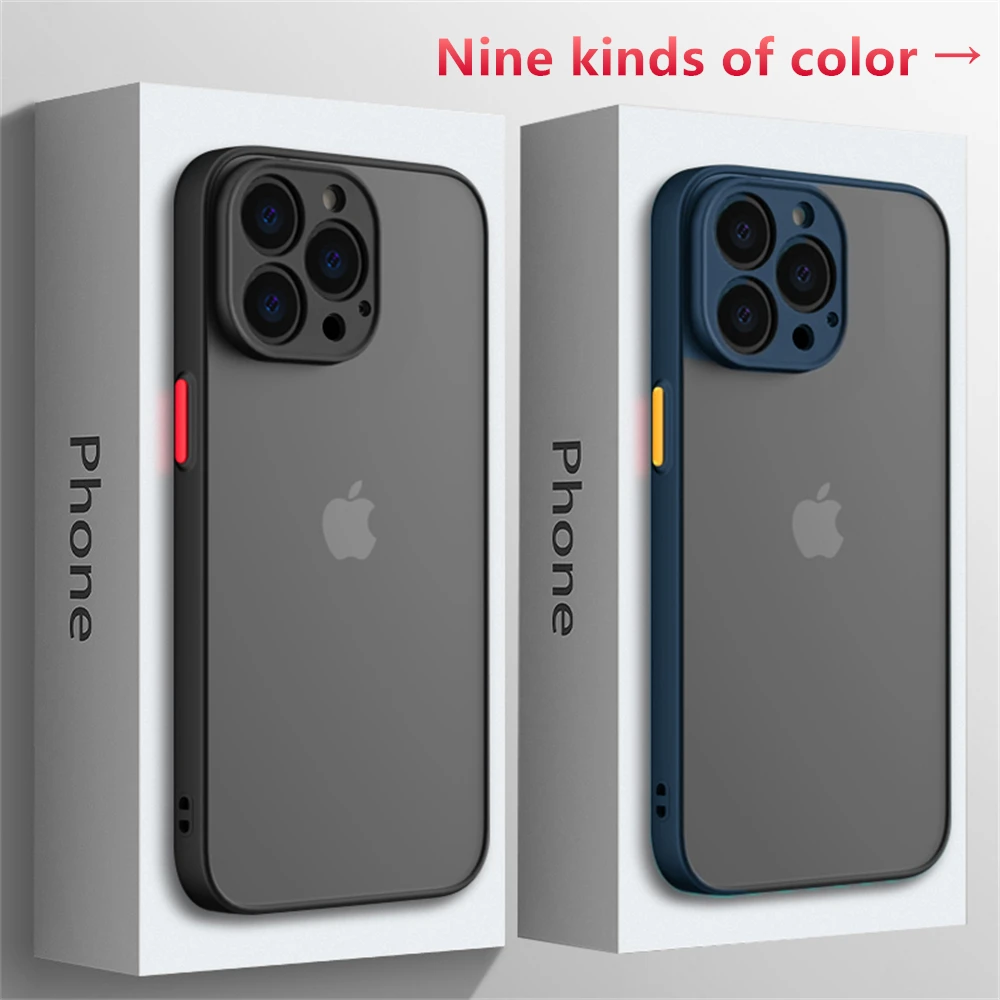 Iphone Luxury Clear Case Matte | Phone Transparent Matte Case ...