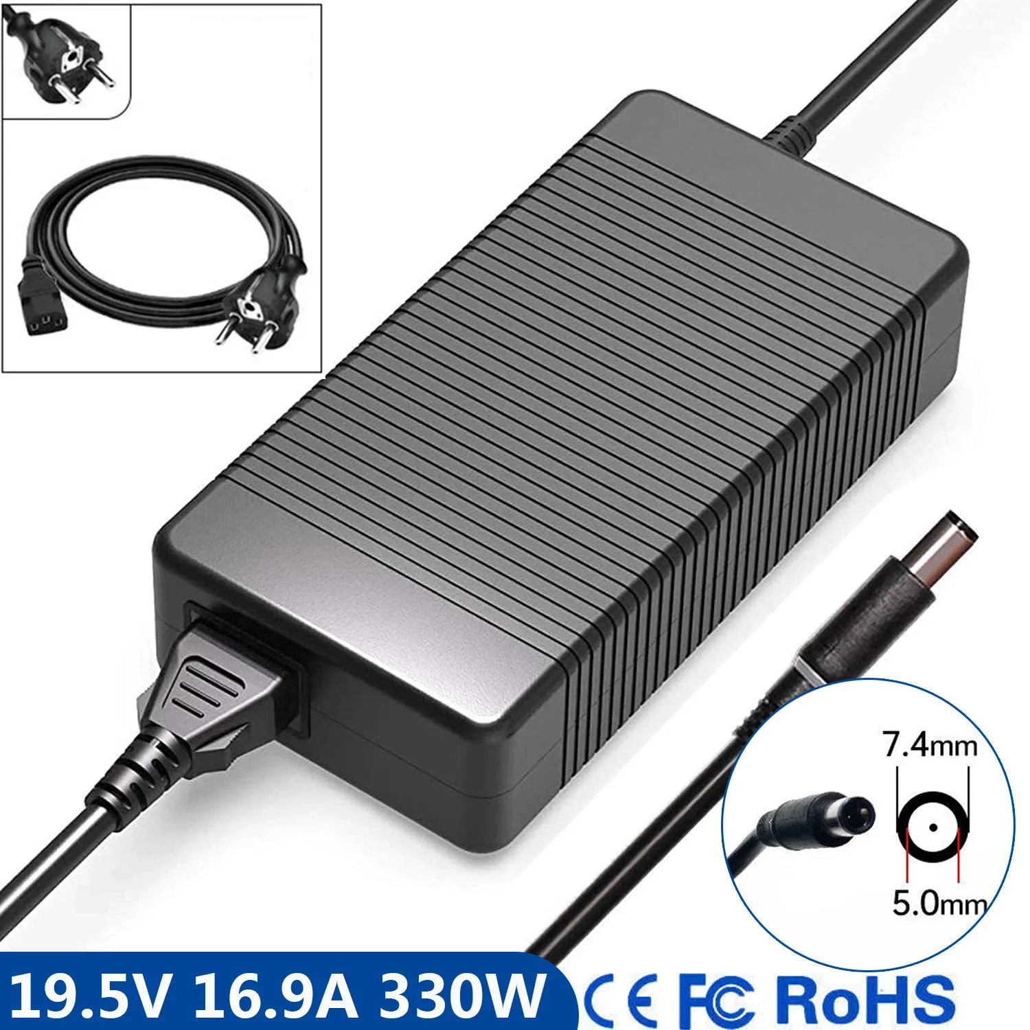19-5V-16-9A-330W-Laptop-AC-Adapter-Charger-for-Dell-Alienware-ADP-330AB ...