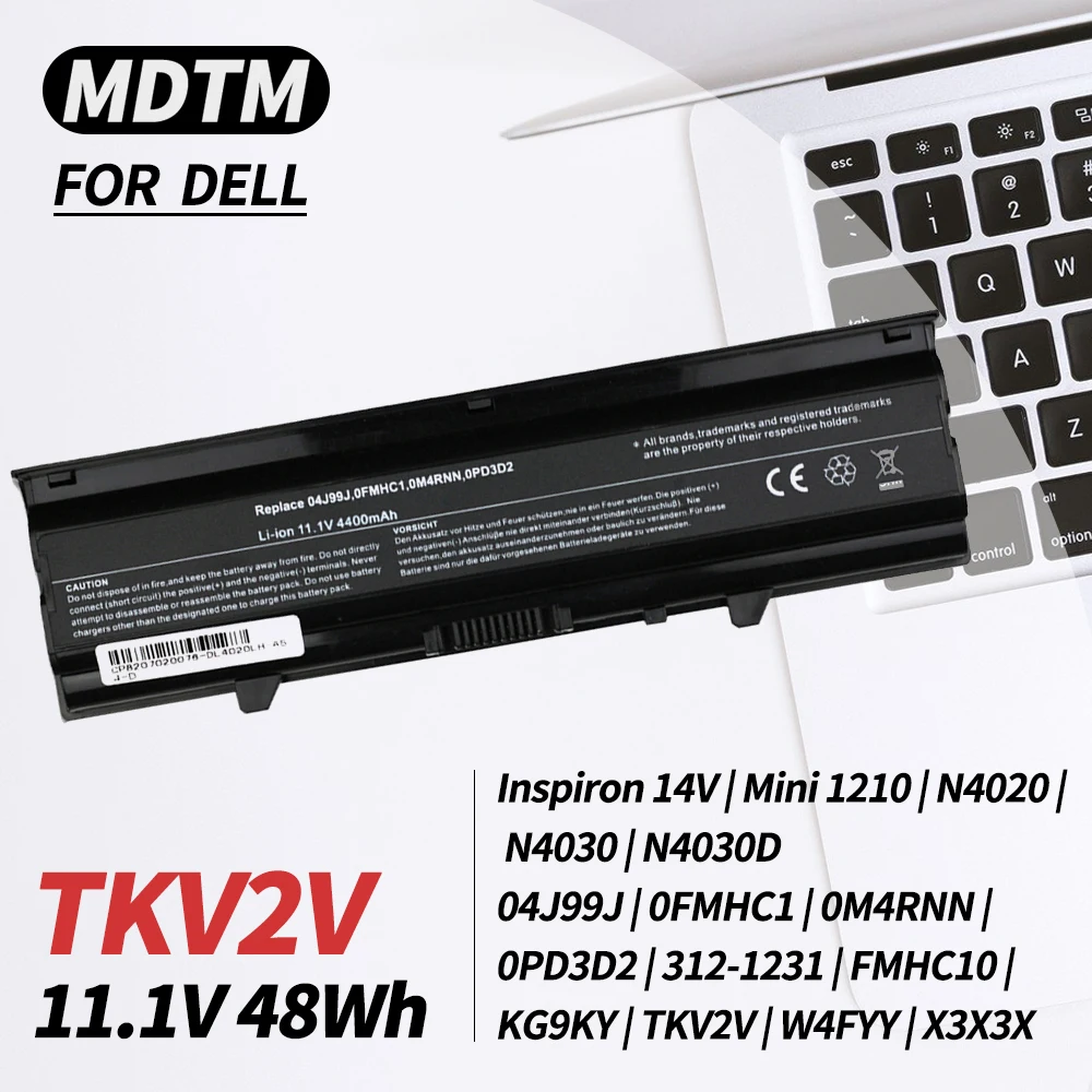 TKV2V-Battery-for-Dell-Inspiron-N4030-N4020-N4030D-Mini-1210-14V-04J99J ...