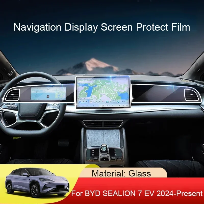 For BYD SEALION 7 EV 2024-Present Car GPS Navigation Screen Protect ...