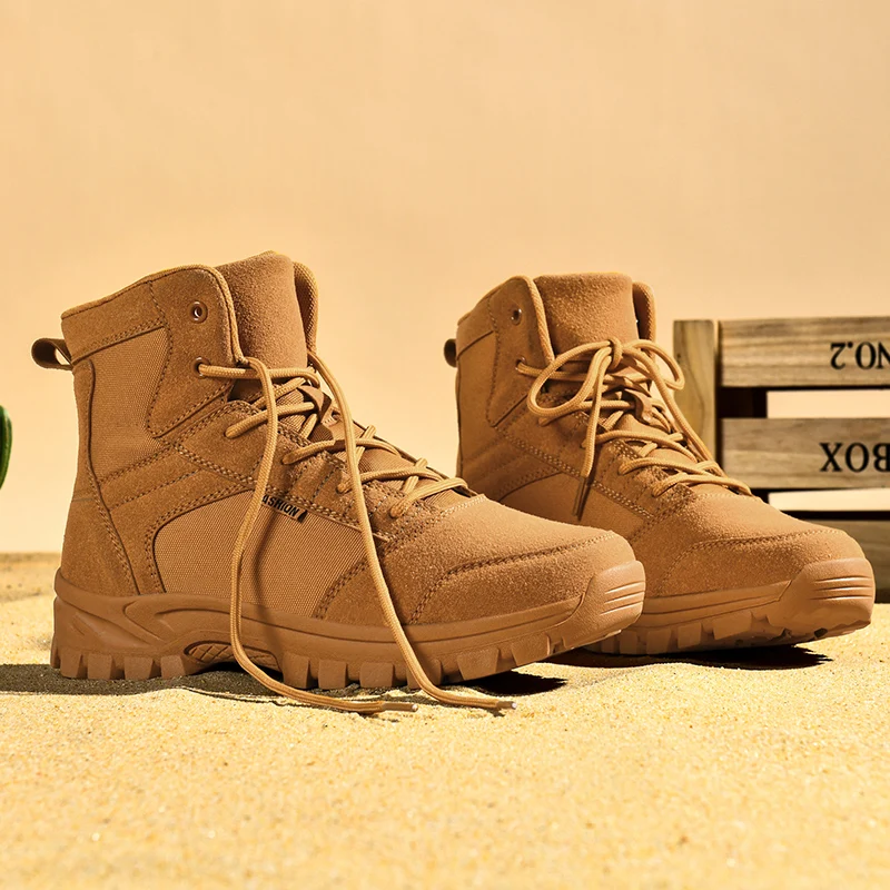 Botas-de-exterior-para-hombre-zapatos-de-senderismo-botas-de-desierto ...