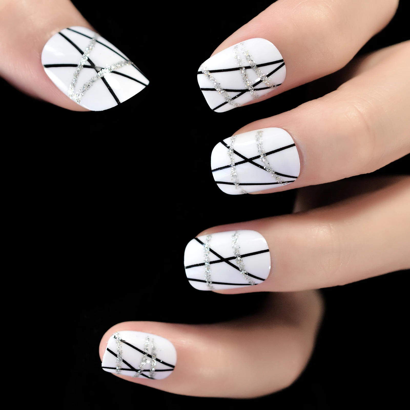 Simple Nail Art Line Designs