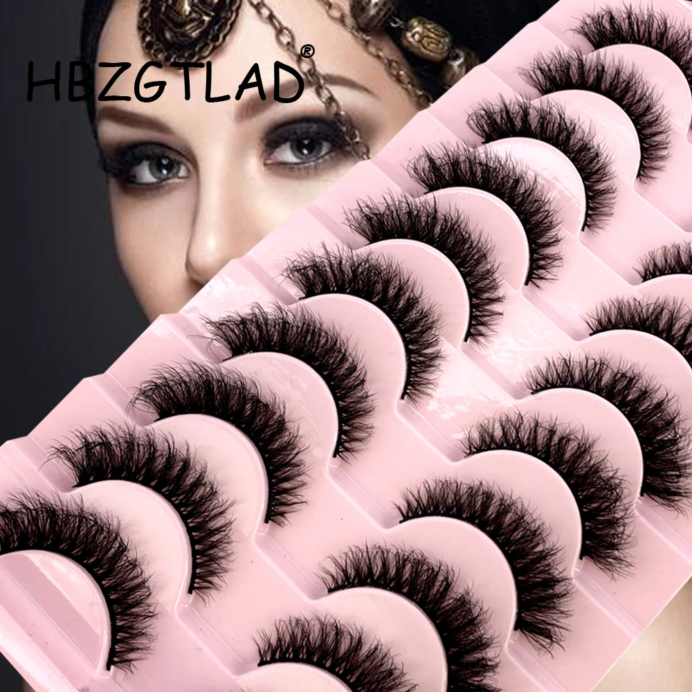 10-Pairs-3D-Eyelashes-Fluffy-Soft-Wispy-Natural-Thick-False-Eyelashes ...